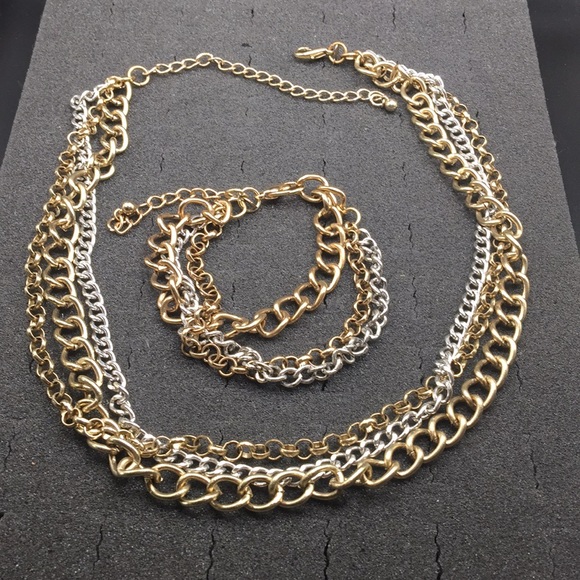 Premier Designs | Jewelry | Vintage Pd Chain Necklace And Bracelet ...